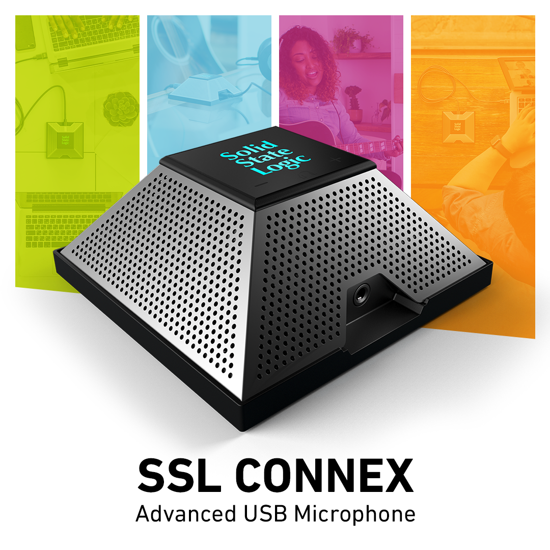 Solid State Logic Launch SSL CONNEX: Premium USB Microphone for Conferencing, Live Streaming and ...